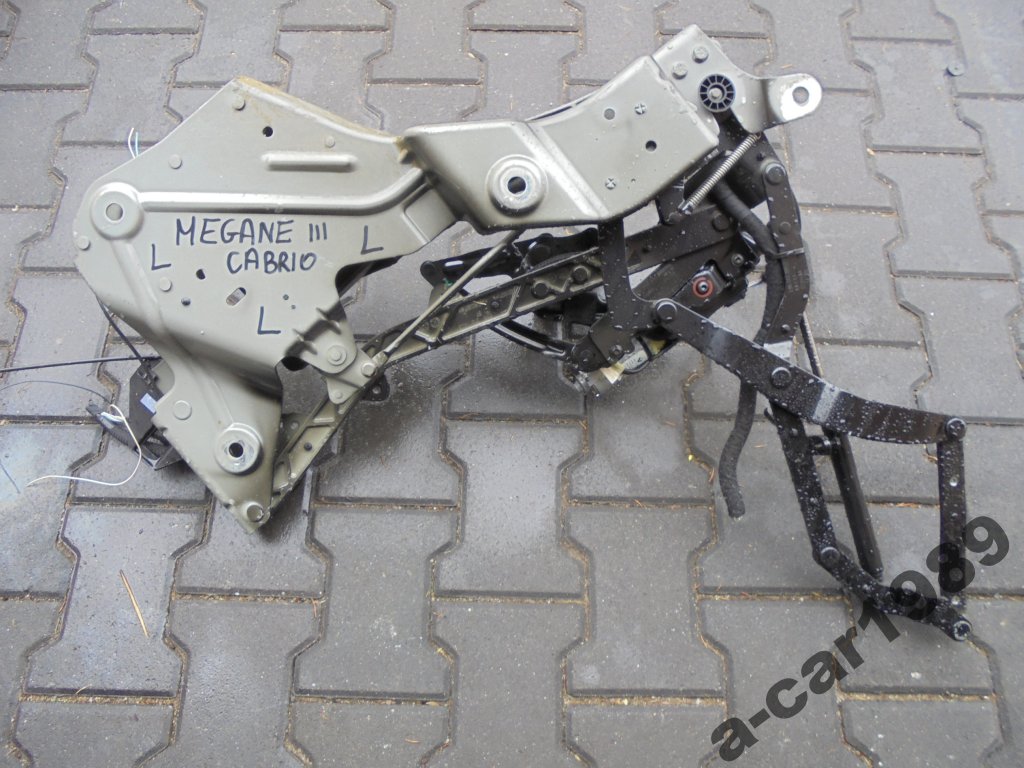 Mechanizm dachu lewy RENAULT MEGANE III CABRIO 51566484152348 za 750 zł ... Mechanizm dachu lewy RENAULT MEGANE III CABRIO 51566484152348 za 750 zł ...
