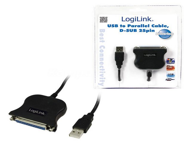 Adapter USB do LPT Centronics DB25 Logilink Win 10 - Sklep, Opinie ...
