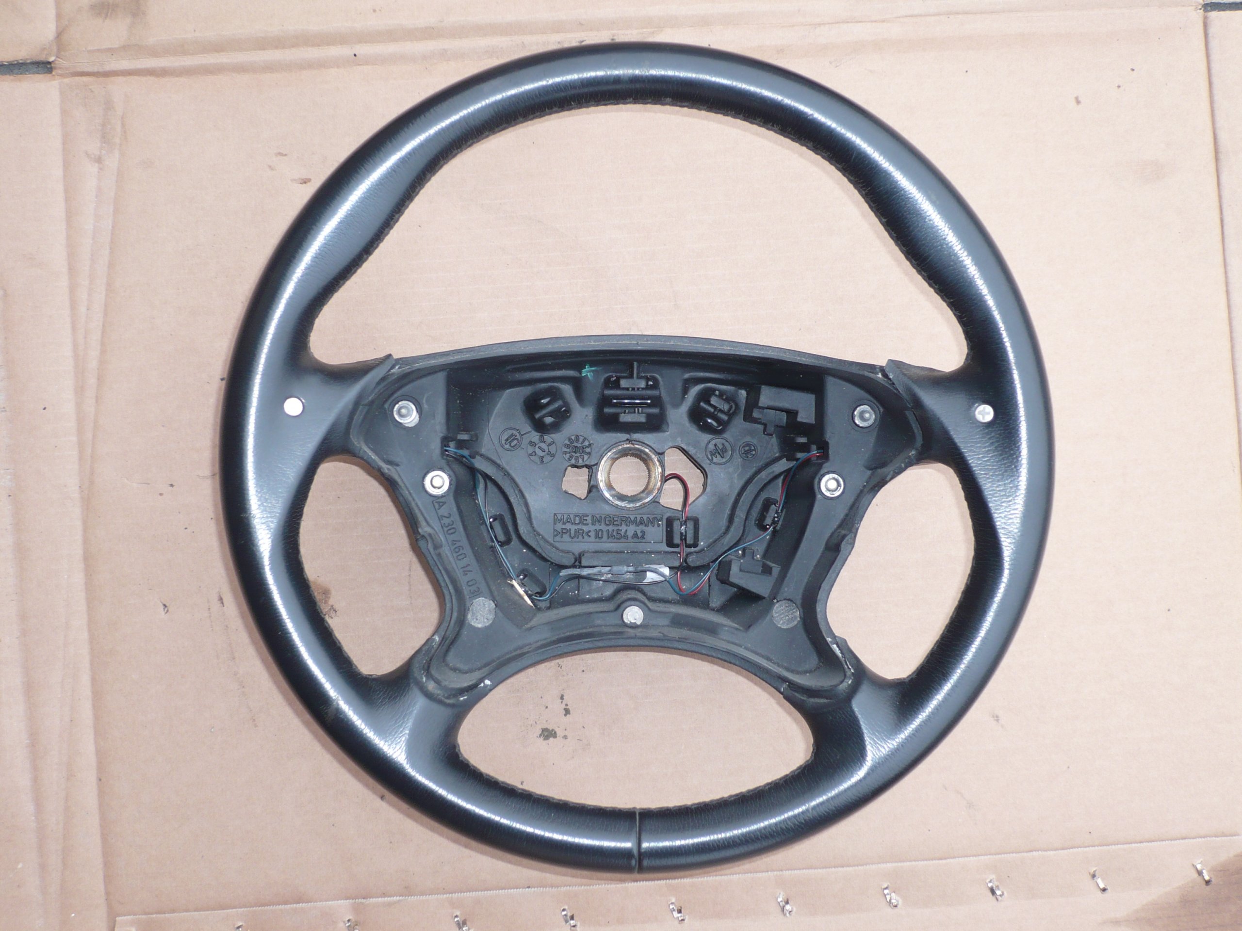 Mercedes SL W230 55AMG KIEROWNICA SKÓRA 2304601403 A2304603718 za 650 ...