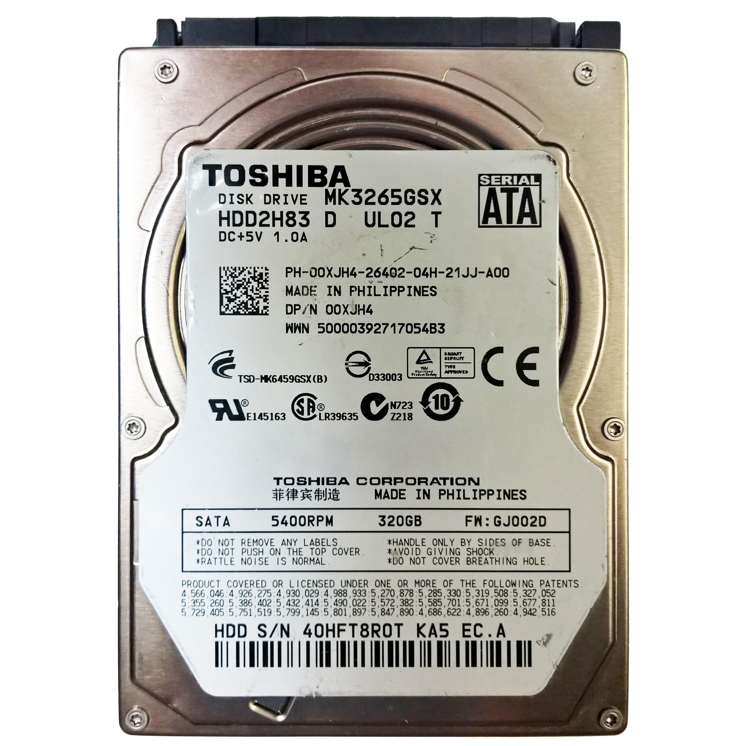Toshiba Mk3265gsx 320 Gb - Niska cena na Allegro.pl
