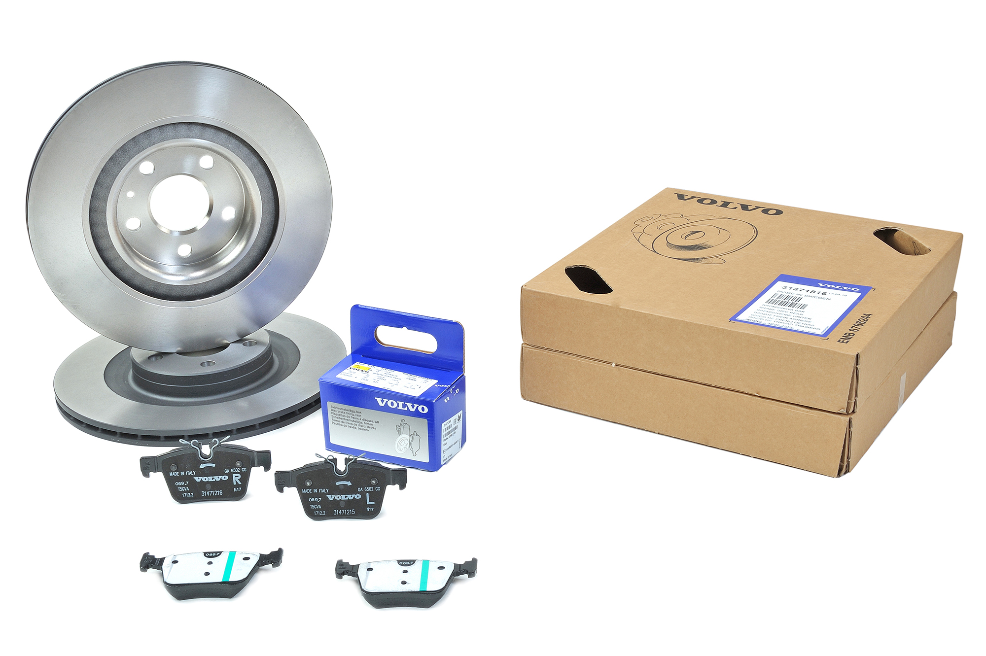 Volvo OE 31471752, 31665288 tarcze klocki hamulcowe • Cena, Opinie ...