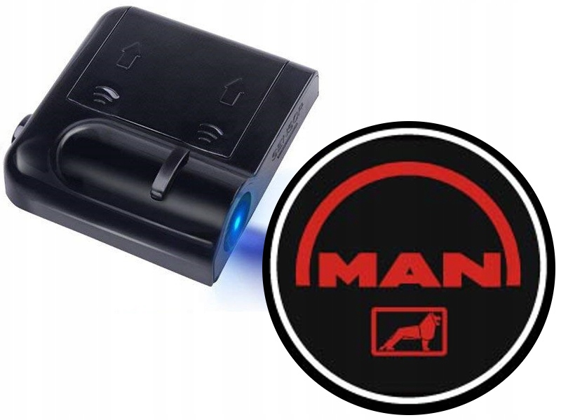 LED SVĚTLA UVÍTACÍ LOGO MAN BEZDRÁTOVÝ LASER za 418 Kč - Allegro