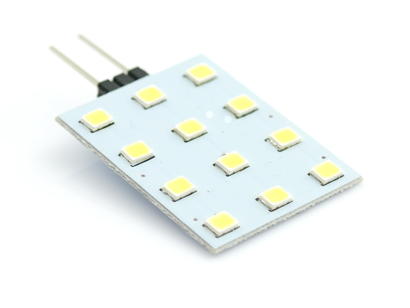 G4 12 LED 12V 2,4W 2835 SMD 200lm kol. biały Zimny (5903726609791 ...