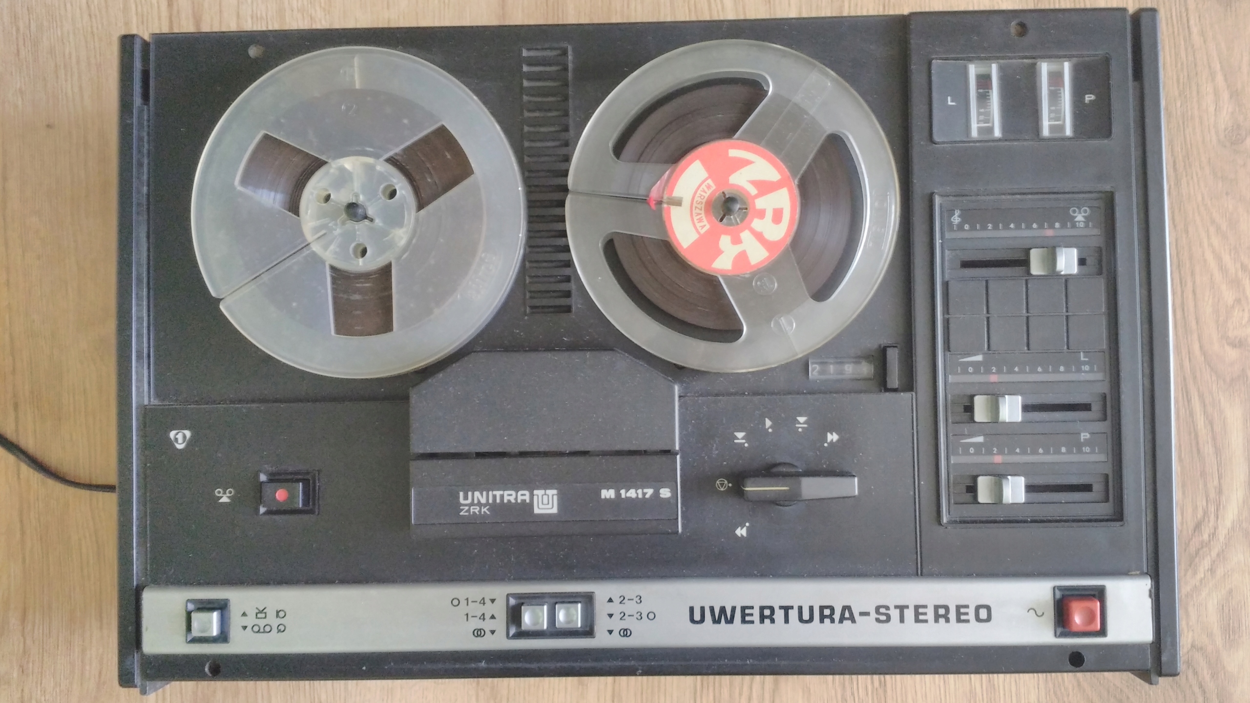 Magnetofon szpulowy : UNITRA ZRK M 1417 S - 7698272654 - oficjalne archiwum allegro