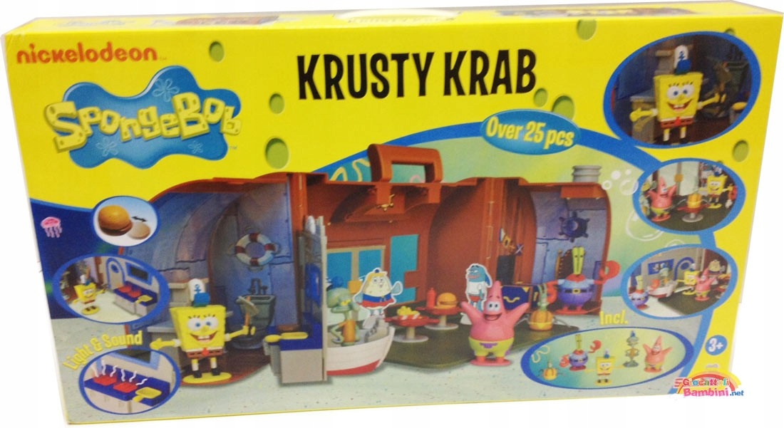 Simba SpongeBob Krusty Krab Mega Zestaw 3 figurki - 7440172955 ...