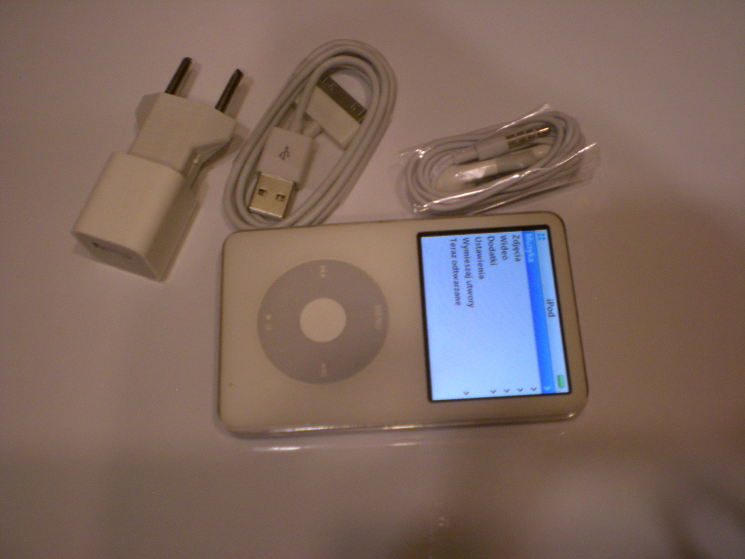 iPod VIDEO classic APPLE biały 80 GB - 7057752664 - oficjalne archiwum ...