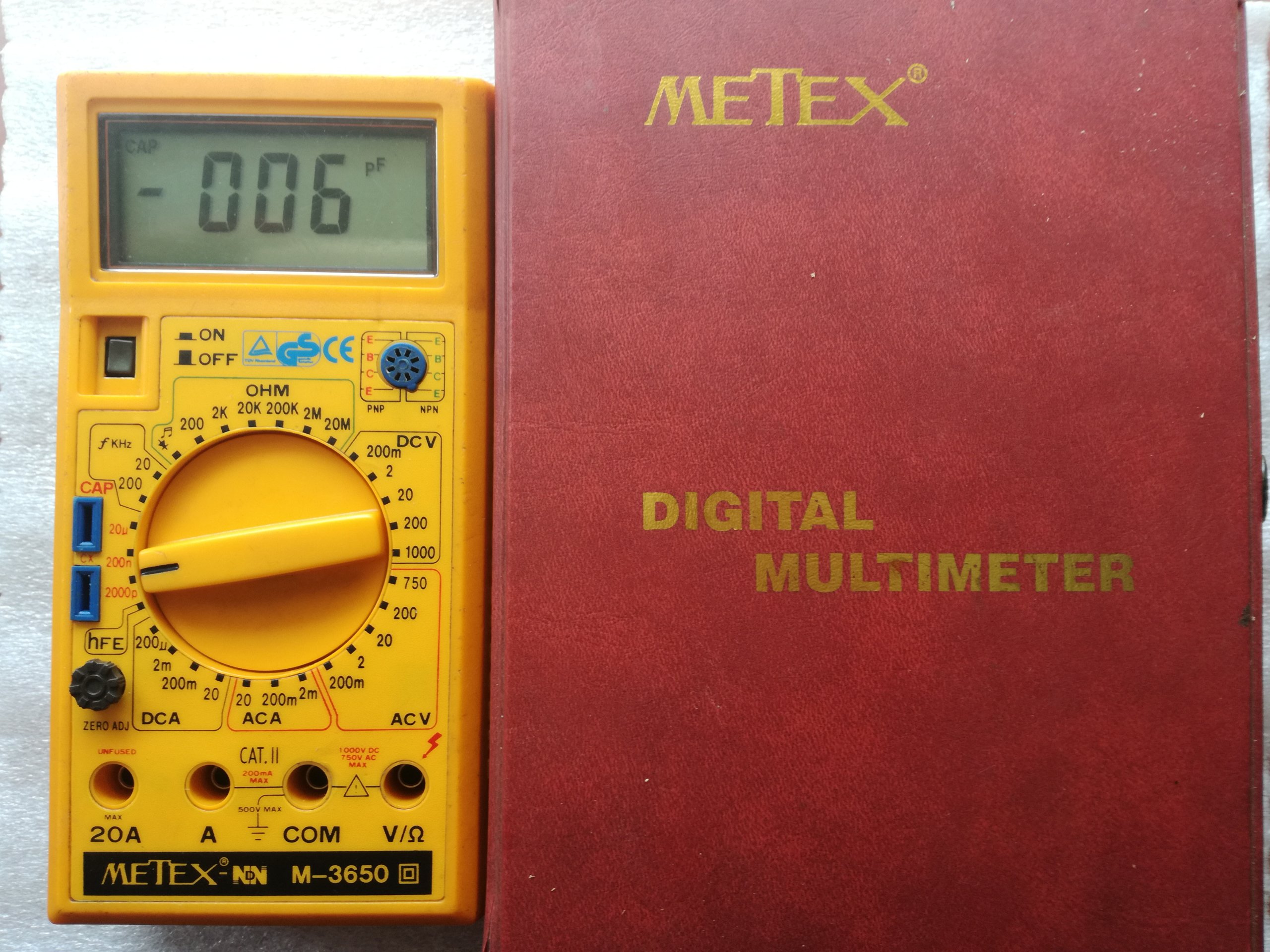 METEX M-3650, multimetr , sprawny. - 7289514803 - oficjalne archiwum ...