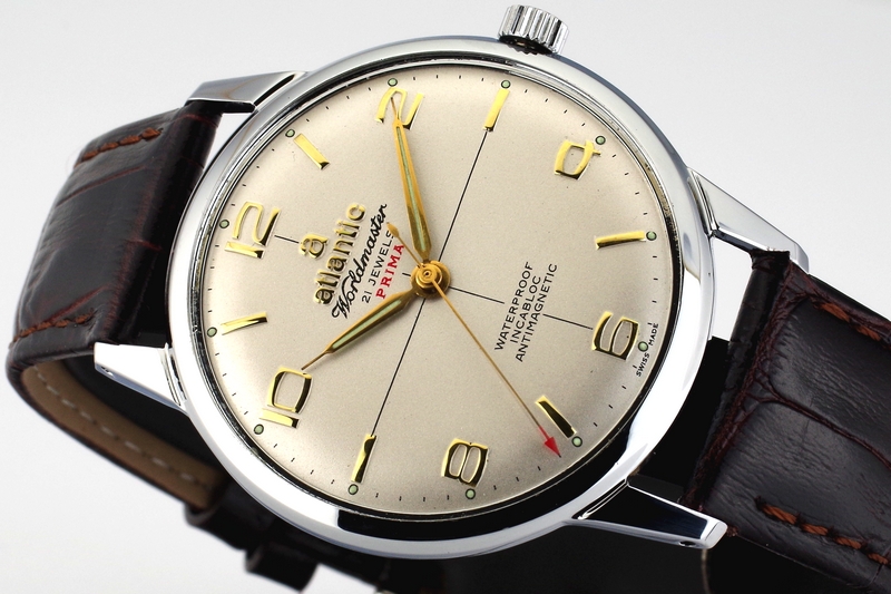zegarek ATLANTIC Worldmaster PRIMA lata 60te IGŁA - 7061275399 ...