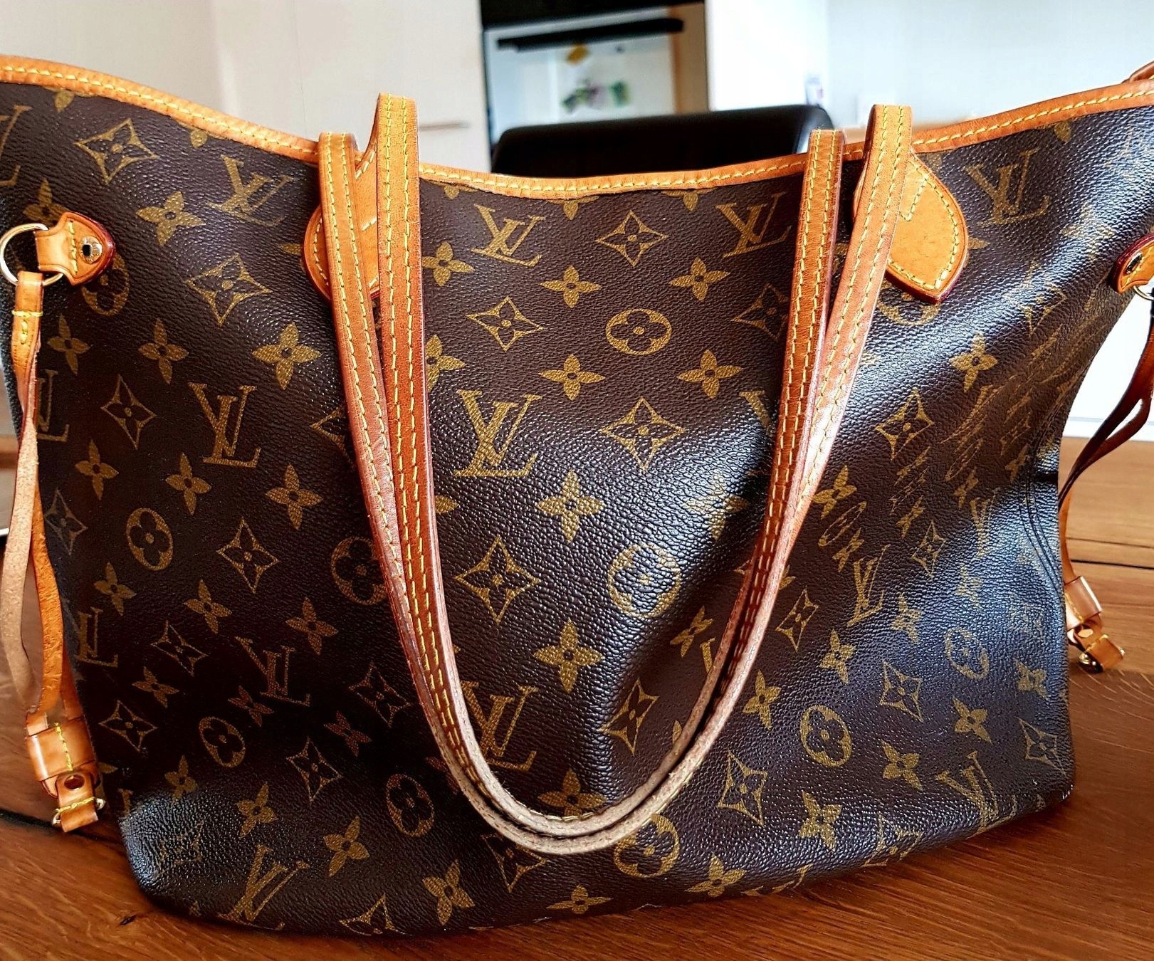 Torebka Louis Vuitton Neverfull MM oryginal - 7445232663 - oficjalne archiwum allegro