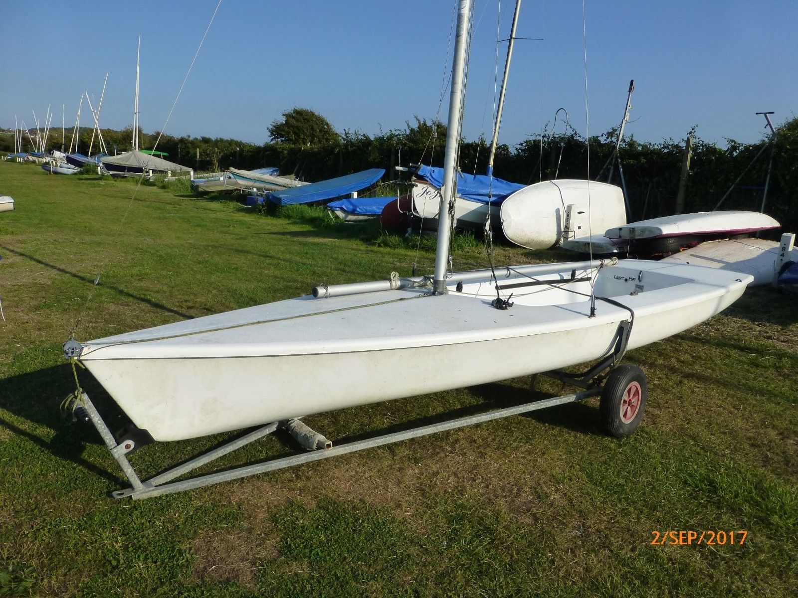 LASER 2 FUN żaglówka przywieziona z UK - 7004353380 - oficjalne ...
