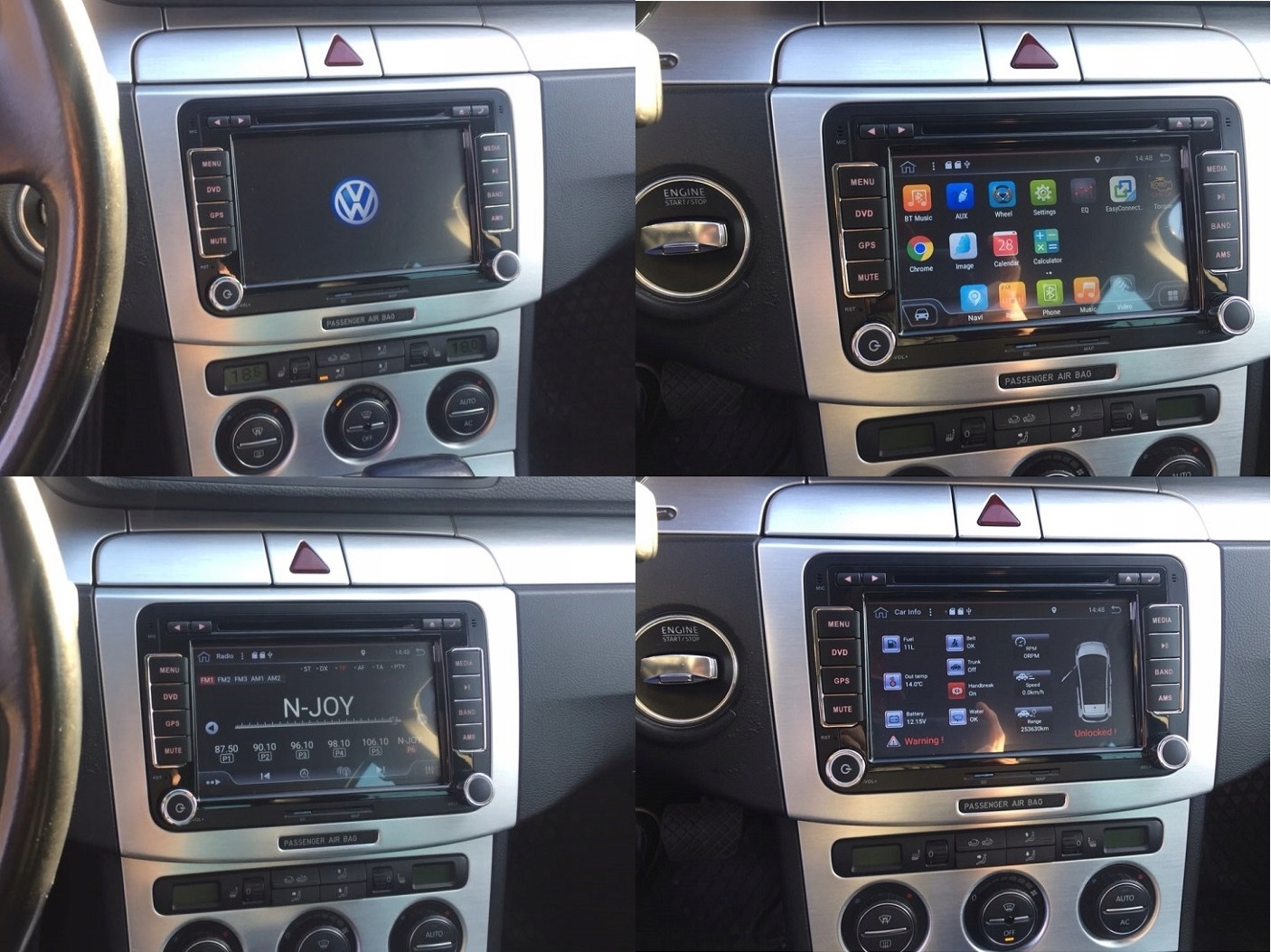 NAWIGACJA 2DIN RADIO VW PASSAT B6 B7 GOLF 5 V 6 VI - 7544210674 - oficjalne archiwum allegro