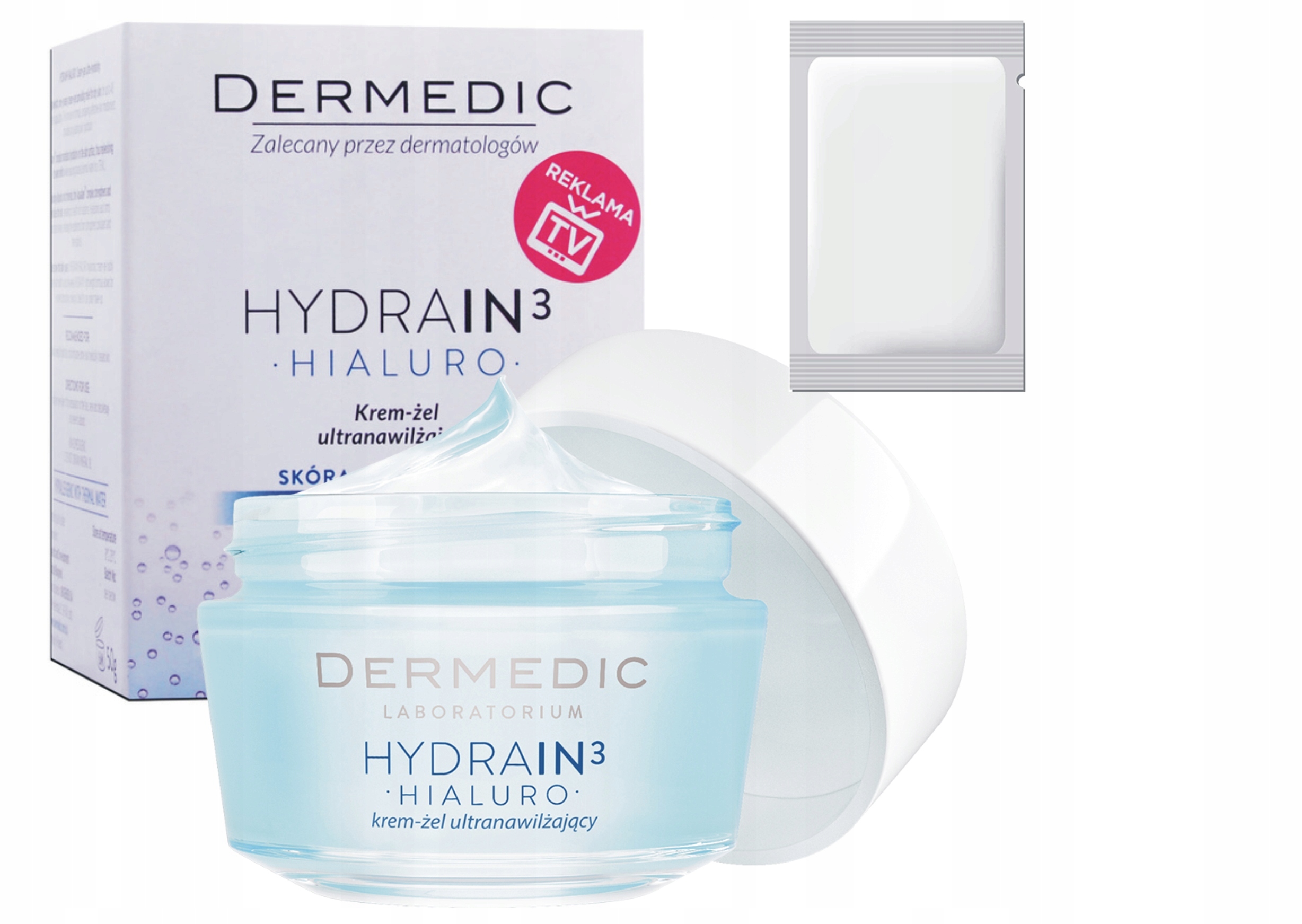 DERMEDIC HYDRAIN 3 Hialuro 50 g Krem Żel - 7079776005 - oficjalne ...