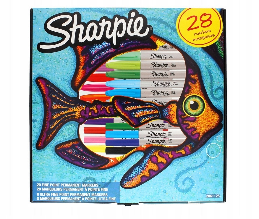 SHARPIE zestaw markerów 28 kolorów FISH 2061334 - 7682166737 ...