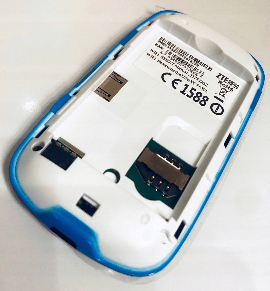 MODEM ROUTER WiFi 3G ZTE MF60 21M AERO2 PLAY SKLEP - 7121205490 ...