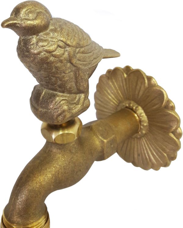 Zawór wodny Kran ogrodowy Ozdobny mosiężny Wróbel - 7384000672 ...