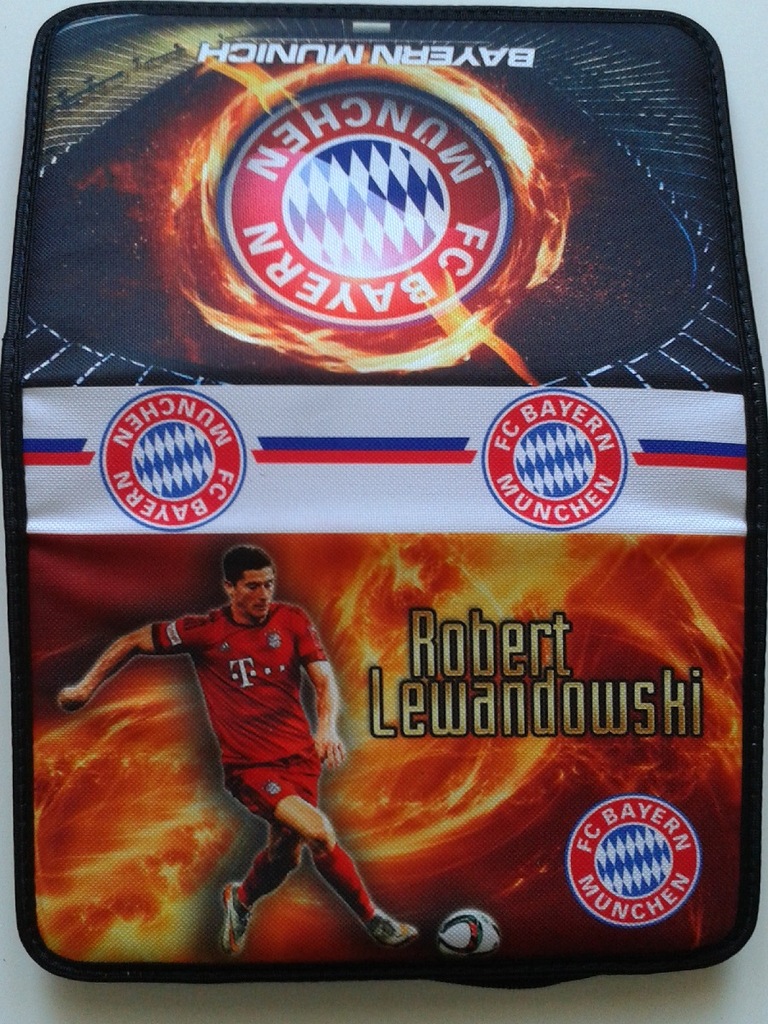 BAYERN MONACHIUM Piórnik Robert Lewandowski wzór 3 - 7309814714 - oficjalne archiwum Allegro