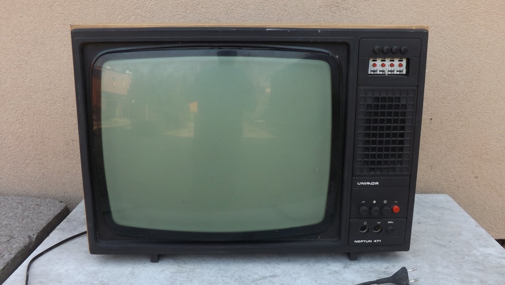 STARY TELEWIZOR UNITRA UNIMOR Z CZASÓW PRL-u - 7542350308 - oficjalne ...
