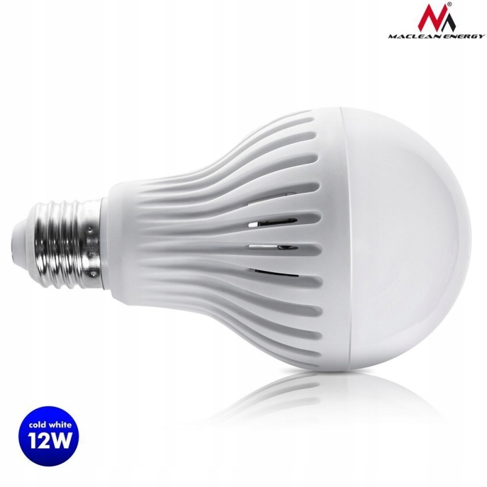 Żarówka LED E27 12W 230V Energy MCE176 CW zimna bi - 7667163555 - oficjalne archiwum Allegro