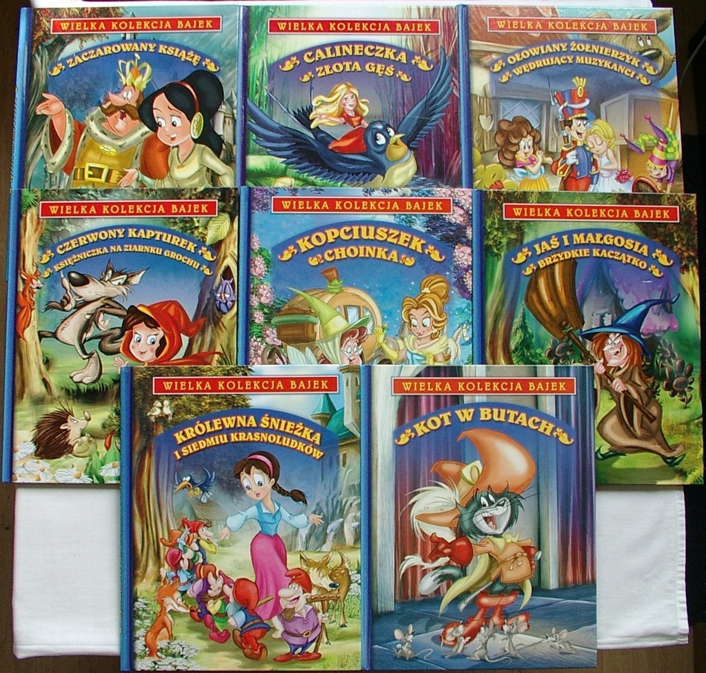 WIELKA KOLEKCJA BAJEK KOPCIUSZEK KOT W BUTACH x8 - 7099314365 - oficjalne archiwum Allegro