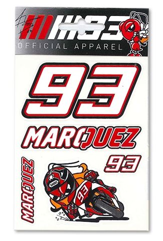Naklejki mały zestaw MM93 Marc Marquez MMUST105403 - 7347793467 ...