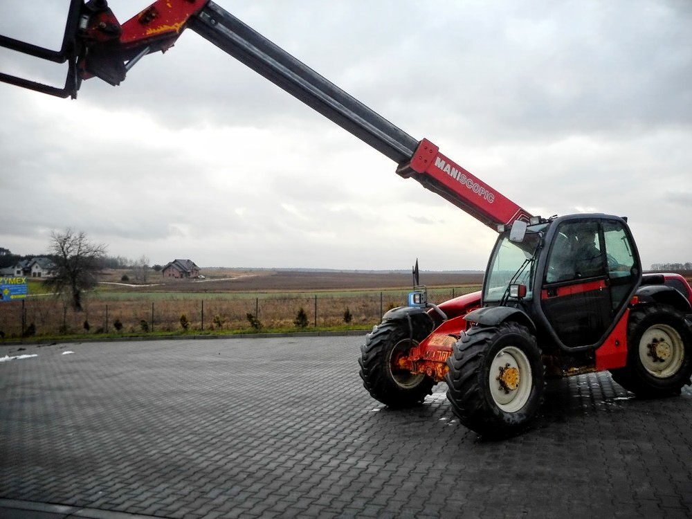 ładowarka teleskopowa MANITOU 732 wysieg 7m 3200kg - 7112751764 ...