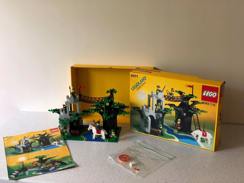 Lego 6071 Forestmen's Crossing Castle Zamek Pudło - 7460585103 - oficjalne archiwum Allegro