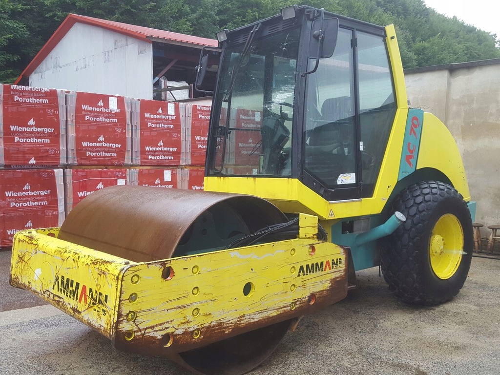 WALEC AMMANN AC 70 1998r. 4000 GODZ , 7,5 T. BOMAG - 7464067237 ...
