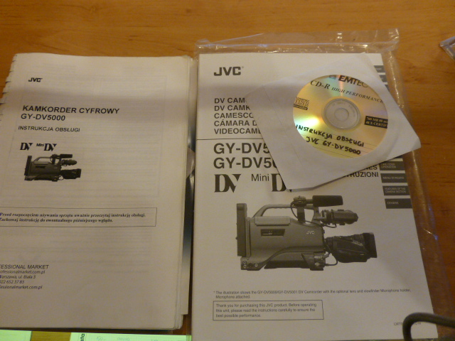 Profesjonalna telewizyjna kamera JVC GY-DV5000 - 7151613333 - oficjalne ...