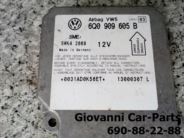 KOMPUTER STEROWNIK MODUŁ SENSOR AIRBAG GOLF IV - 7393349213 - oficjalne ...