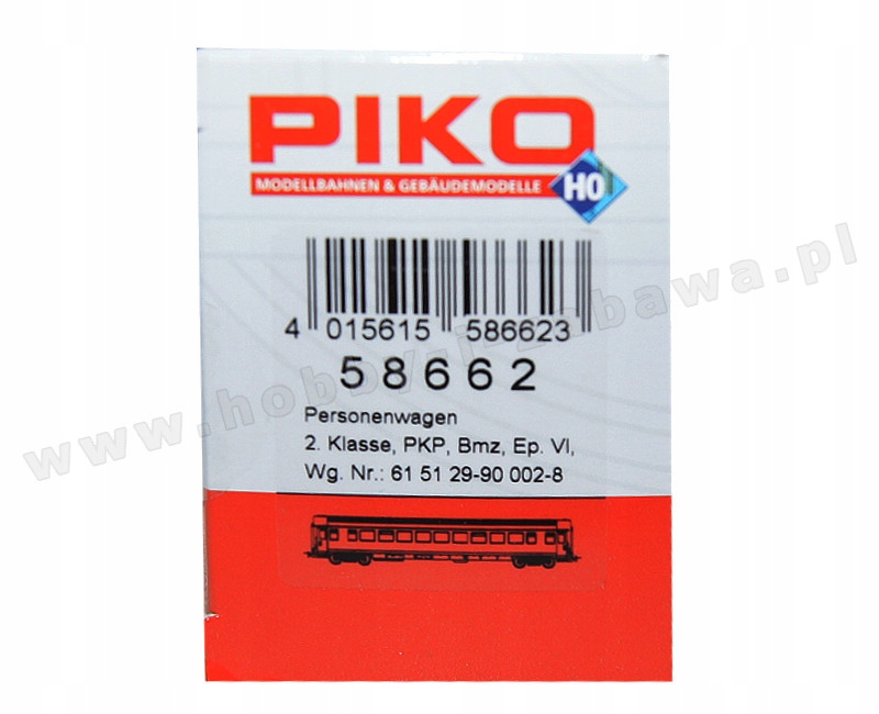 Piko 58662 wagon osobowy INTERCITY 2 kl PKP - 6862469466 - oficjalne ...