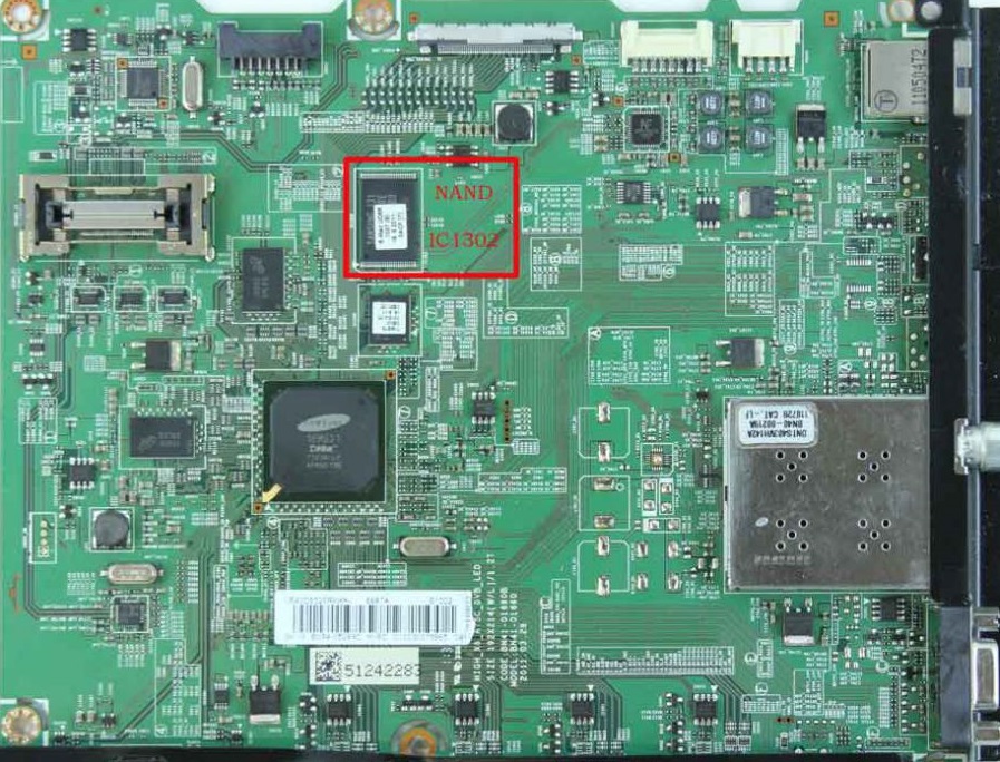 SAMSUNG K9GAG08U0E NAND BN41-01660B 40D5500 d5500 - 7205307295 - oficjalne archiwum Allegro