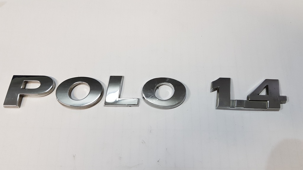 VW POLO ZNACZEK EMBLEMAT NA KLAPĘ POLO 1.4 - 7233836459 - oficjalne ...