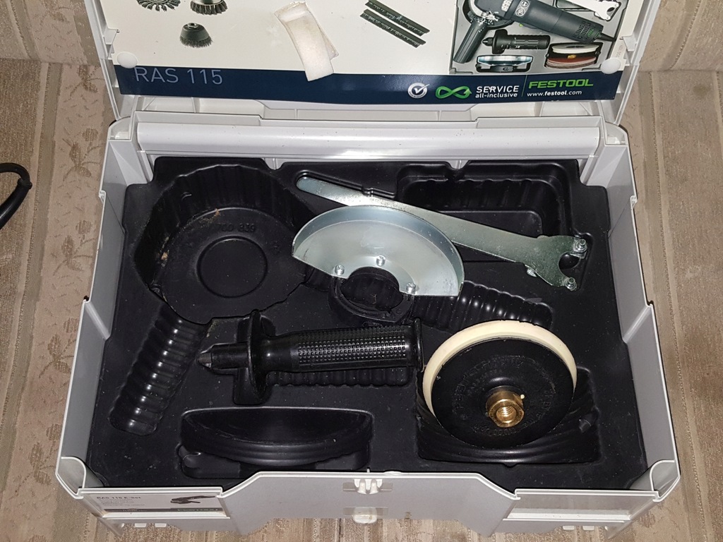 FESTOOL RAS 115 E-SET szlifierka rotacyjna Ładna!! - 7633659543 ...
