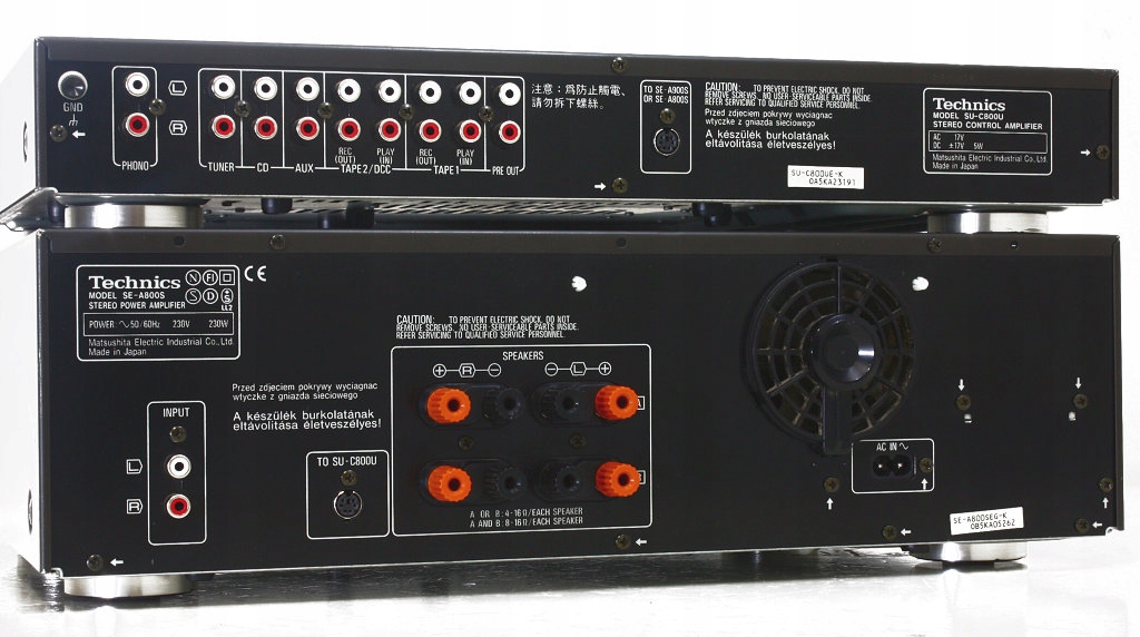 TECHNICS SE-A800S SU-C800U WZMACNIACZ DZIELONY HIT - 7640928597 - oficjalne archiwum Allegro