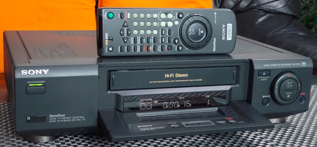 Magnetowid - SONY SLV-E811 +Pilot - Jak Nowy!!! - 7739184950 - oficjalne archiwum Allegro