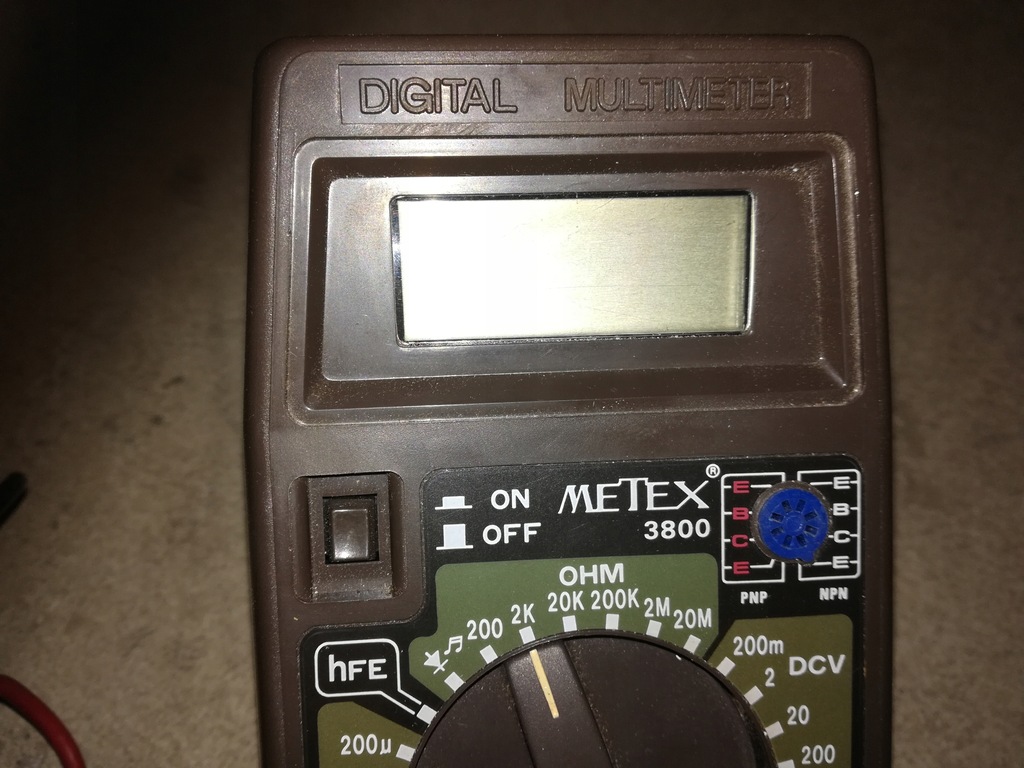 Multimetr cyfrowy profesjonalny METEX 3800 - 7707185770 - oficjalne ...