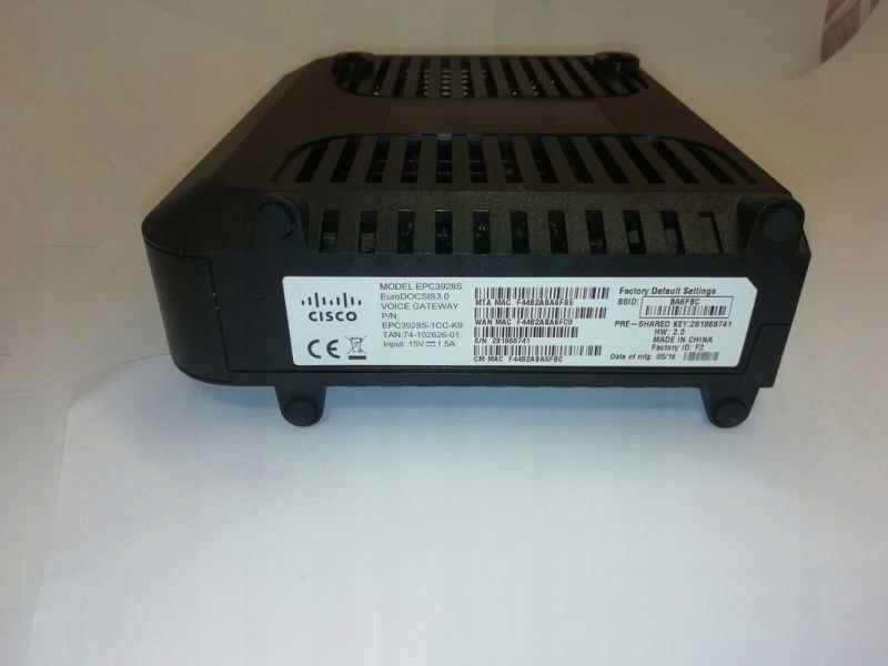ROUTER CISCO EPC3928S - 7546462505 - oficjalne archiwum Allegro