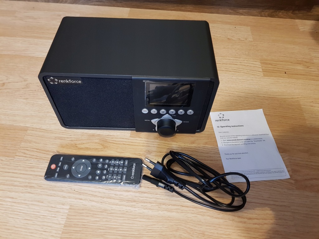 Radio renkforce DAB IR 1 WiFi Internet - 7704552371 - oficjalne ...