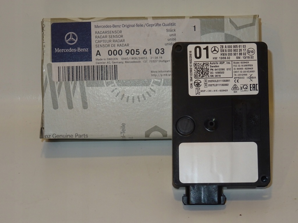 RADAR SENSOR CZUJNIK MERCEDES A0009056103 NOWY - 7712142009 - oficjalne ...