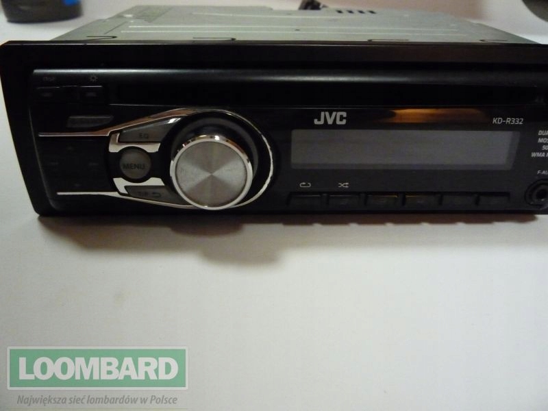 RADIO SAMOCHODOWE JVC KD-R332 - 7477382250 - oficjalne archiwum Allegro