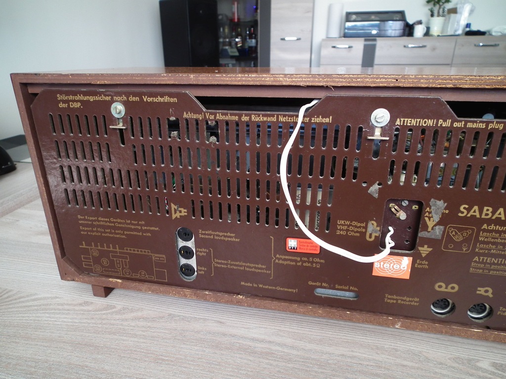 SABA Stereo 1 Amplituner lampowy jak Stereomeister - 7438248327 ...