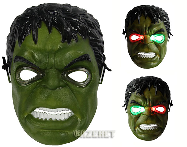 ZESTAW DUŻA FIGURKA + MASKA ŚWIECI HULK AVENGERS - 6716480956 ...