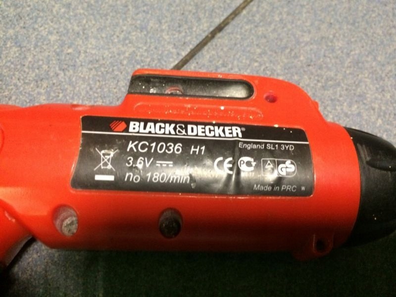 WKRĘTARKA BLACK&DECKER KC1036 H1 + ŁADOWARKA - 7688756223 - oficjalne archiwum Allegro