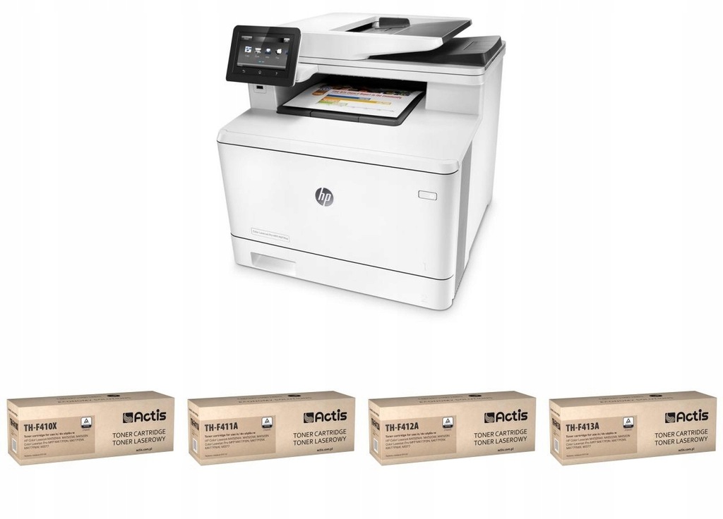 Drukarka HP Color LaserJet Pro M477fnw +tonery zam - 7580514074 ...
