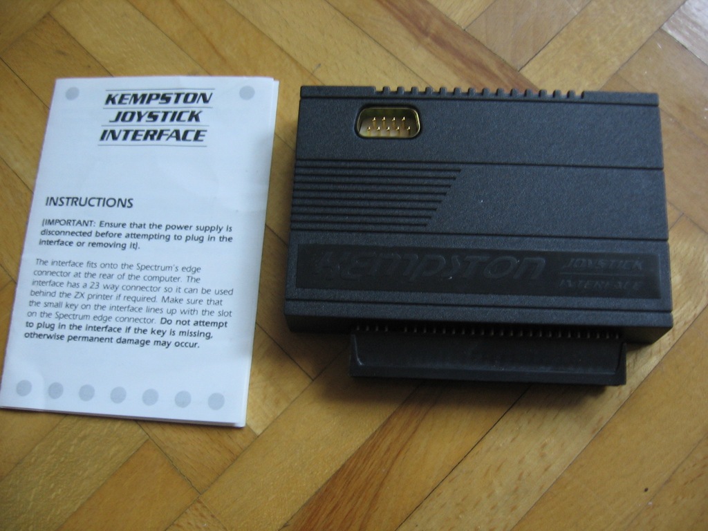 Kempston joystick interface ZX Spectrum BOX - 7187873348 - oficjalne ...