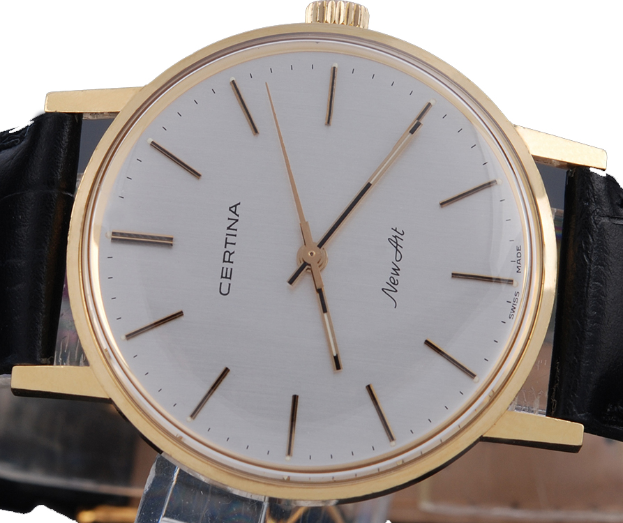 CERTINA NEW ART 18K ZŁOTO MĘSKI ZEGAREK ELEGANCKI - 7353446820 - oficjalne archiwum Allegro