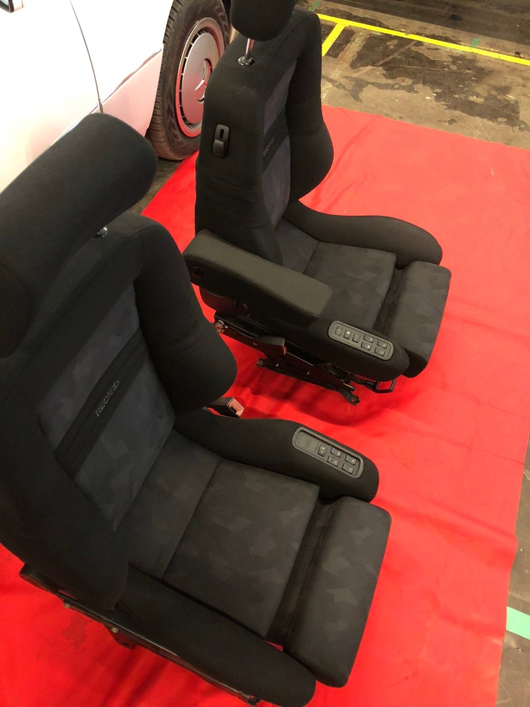 Fotele Recaro Mercedes 124 RARYTAS komplet - 7386388229 - oficjalne ...