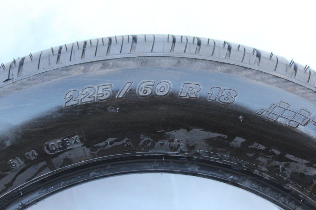4SZT OPONY UŻYWANE LETNIE 225 60 18 MICHELIN - 7271551928 - oficjalne archiwum Allegro