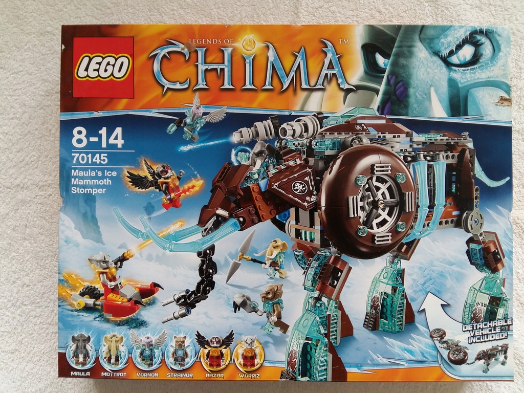 LEGO Chima 70145 Lodowa Machina Maula Mamut NOWY - 7696051094 ...