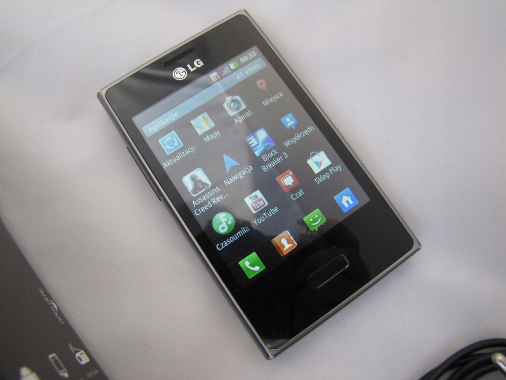 LG E400 SWIFT L3 BLACK CZARNY ANDROID WIFI 3G - 7186248852 - oficjalne archiwum Allegro